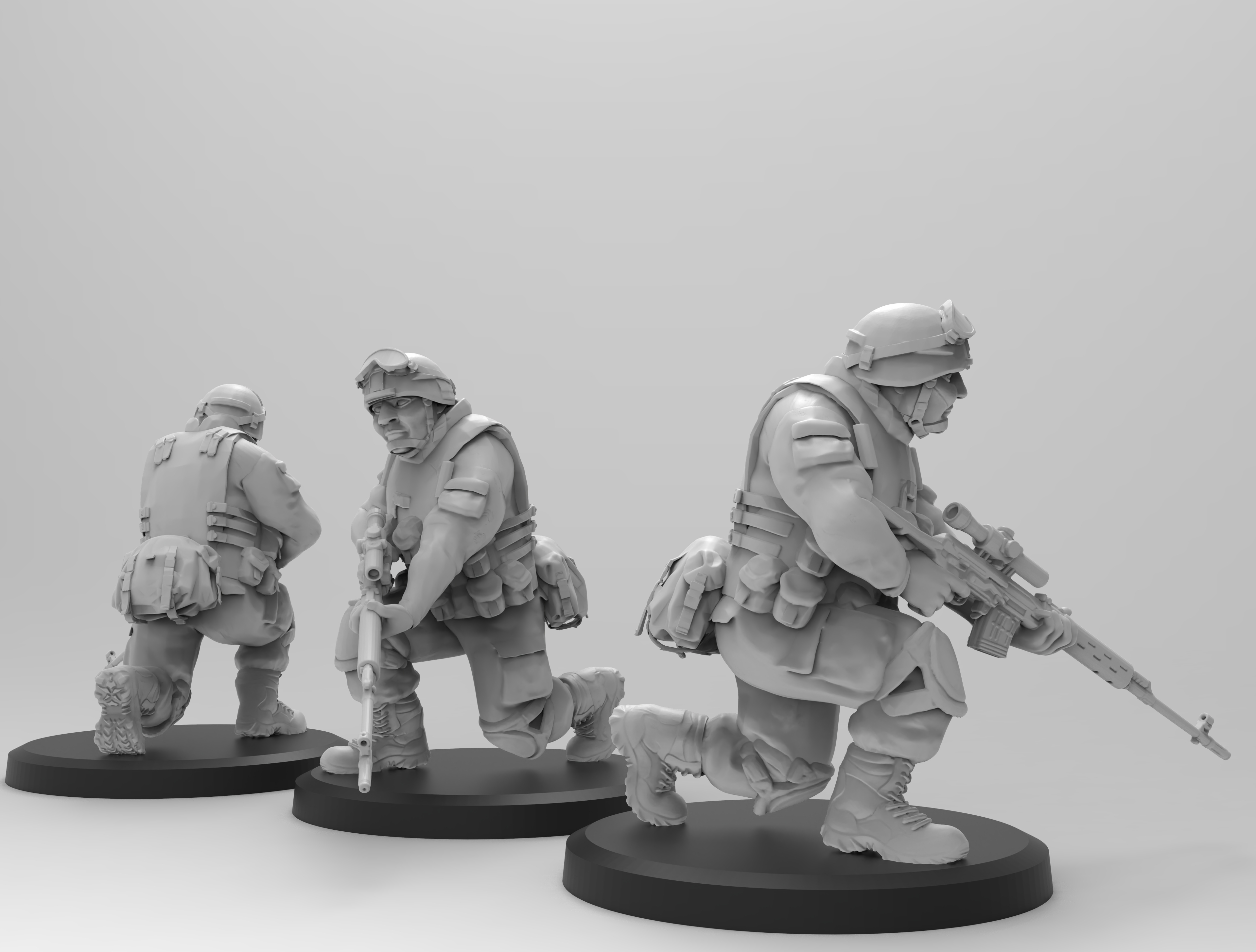 STL file A platoon of modern RF infantry. 🎲 ・Design to download and 3D ...