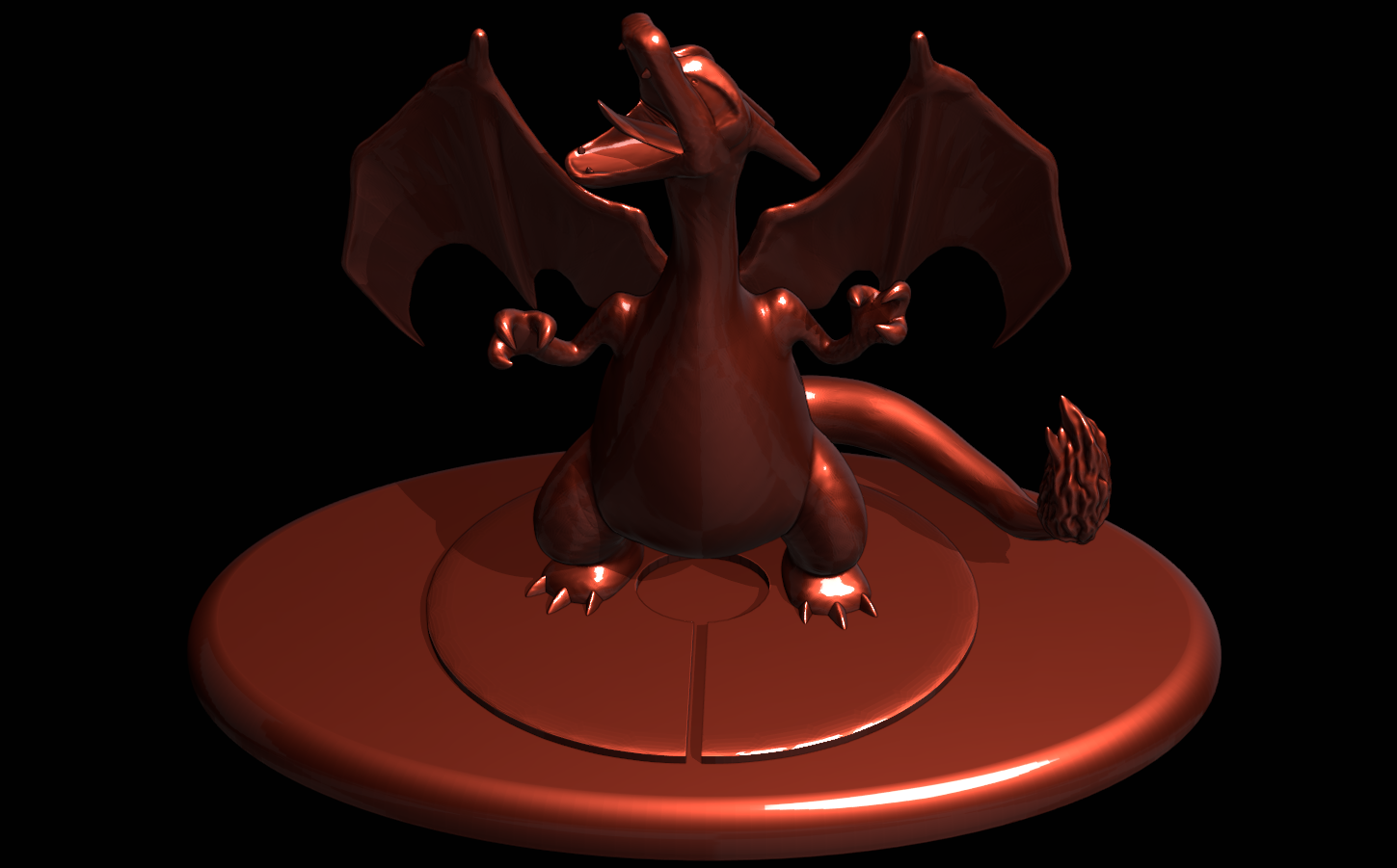 Archivo STL Pokémon - Charizard High Poly 💬 ・Idea de impresión 3D para ...