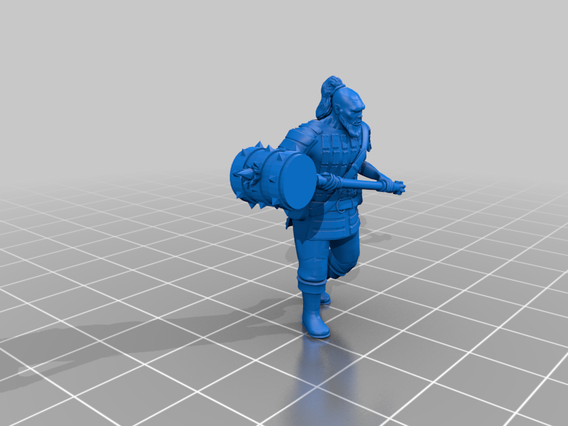 Free STL file Orc Fighter ⚔ ・3D printer design to download・Cults