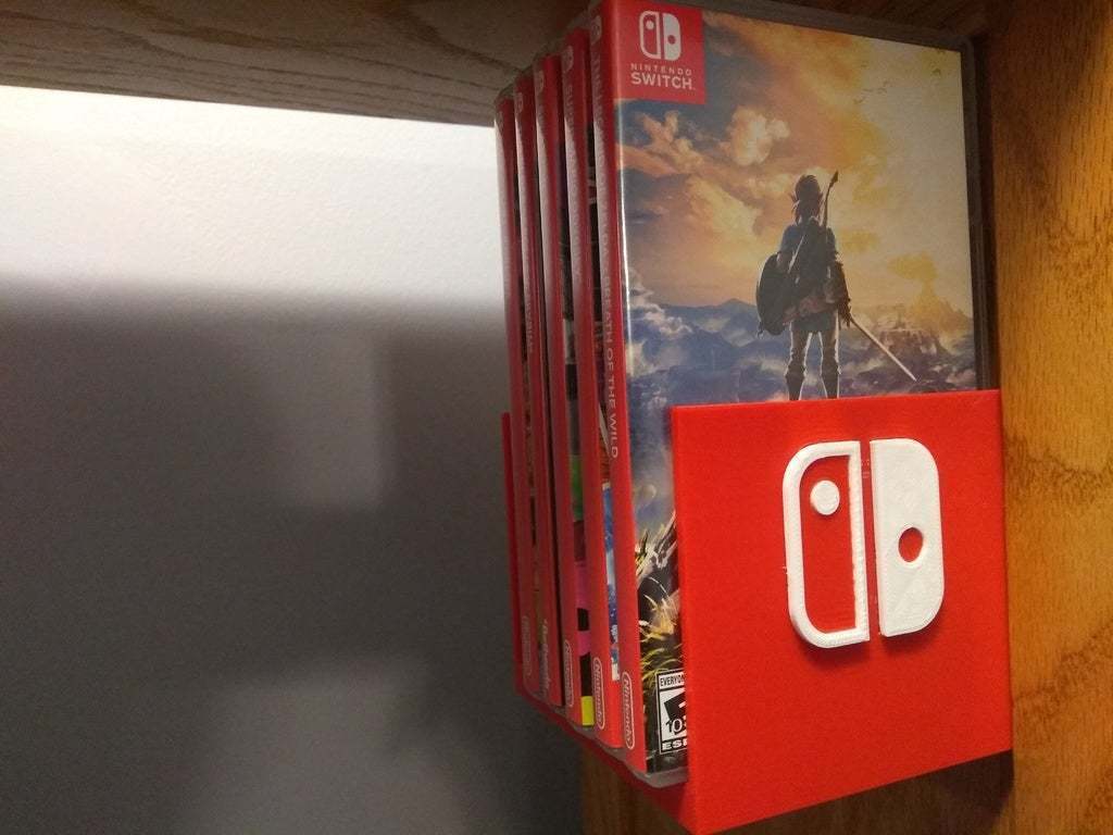 🎮 Nintendo Switch Game Holder (Single Extruder)・Free STL File for ・Cults