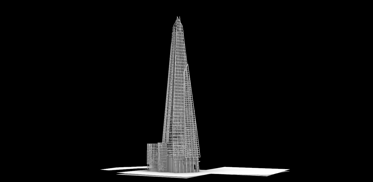 🏗️ The Shard・ 3D File for ・Cults