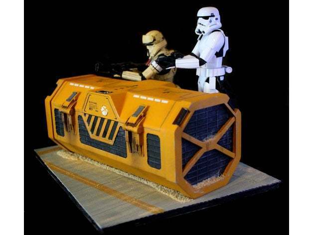 ⭐ Star Wars Rogue One Kyber Crystal Functioning Crate・Free 3D File for ...