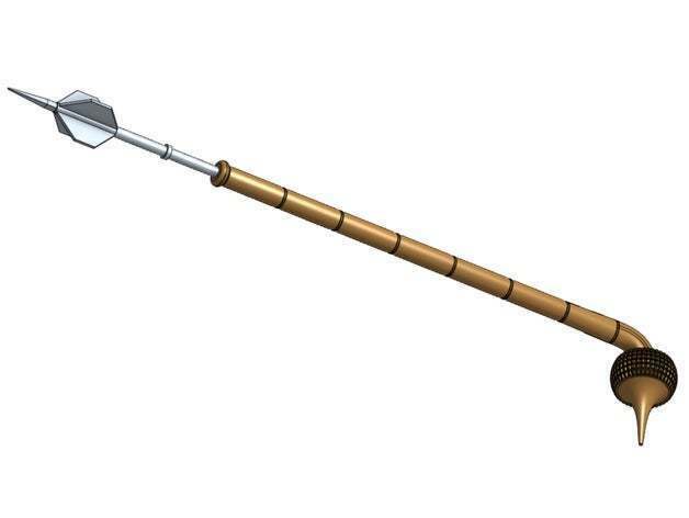 🔫 Tusken Raider Gaffi Stick V1・Free 3D File for ・Cults