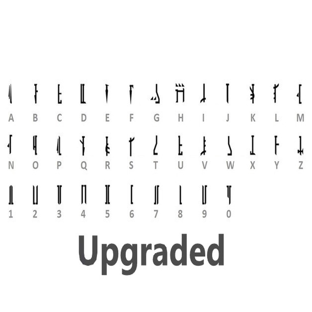 Fichier 3D gratuit Alphabet mandalorien amélioré 🧑‍🎨・Plan pour ...