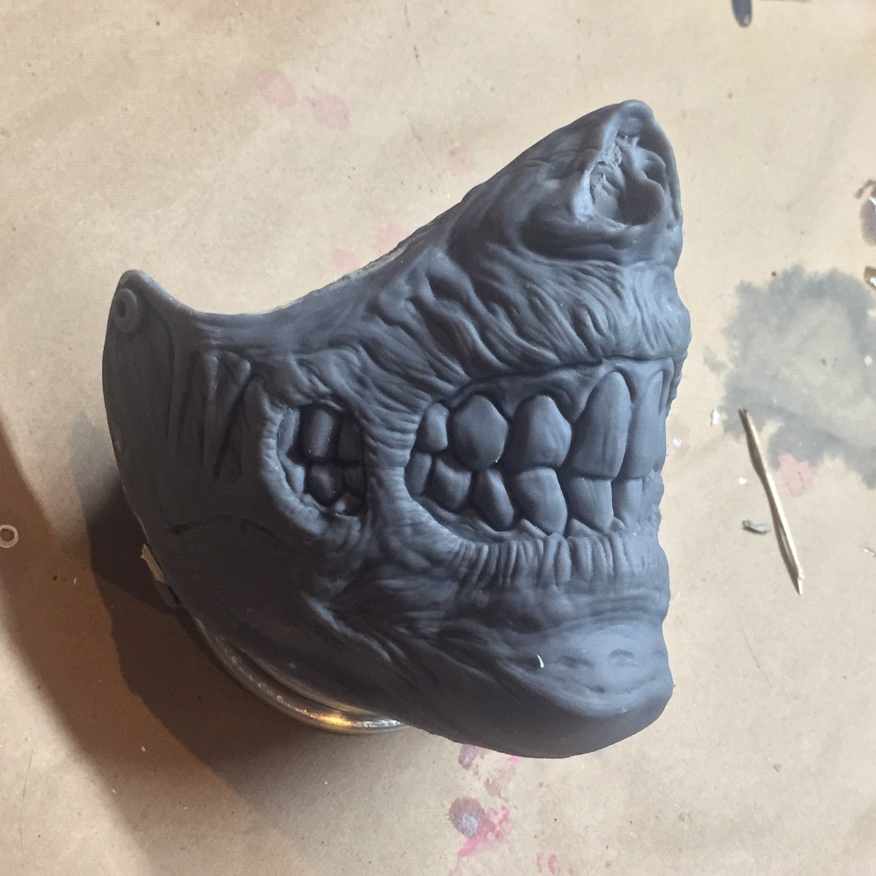 🧟 Zombie half mask face shield・ STL File for ・Cults