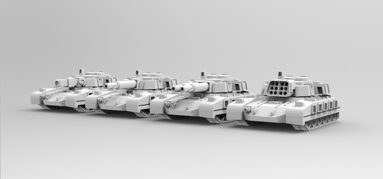 🏜️ Desert Arachnid Light Tank・Free OBJ File for ・Cults