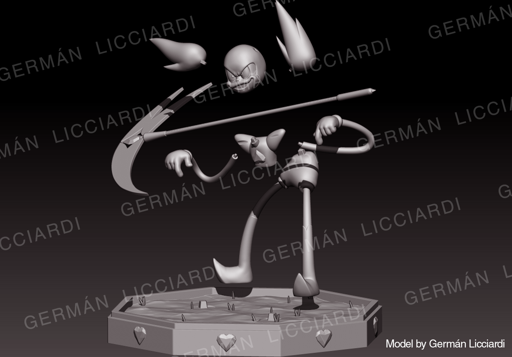 Archivo STL Spinel- Steven Universe 🔮 ・Objeto imprimible en 3D para ...