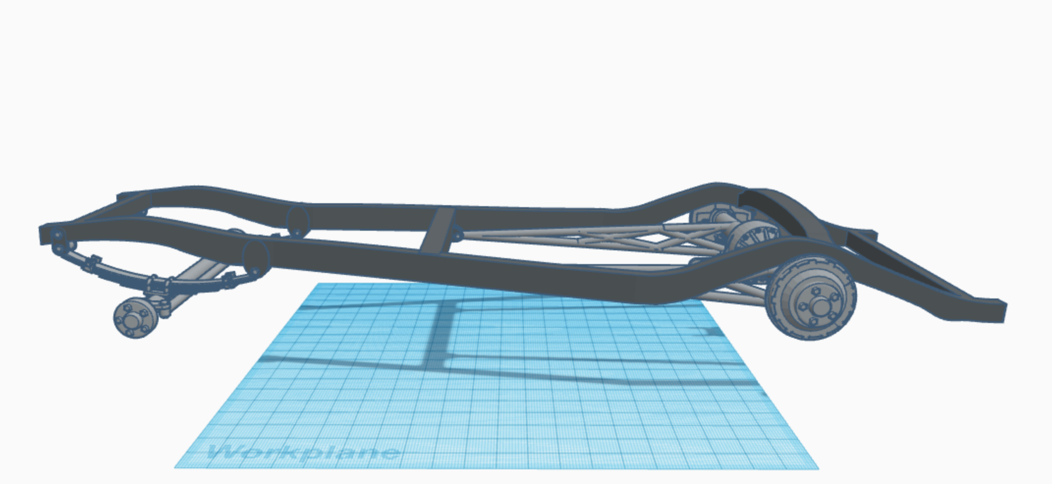 🚗 1939 willys gasser chassis・ STL File for ・Cults