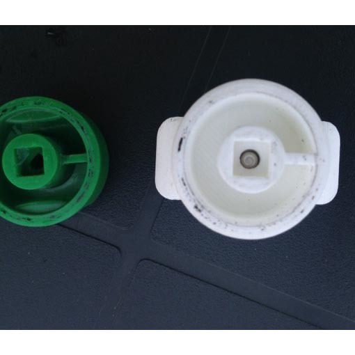 STL file Y-shaped quick-connect valve knob for gardening or karcher 🚰 ...