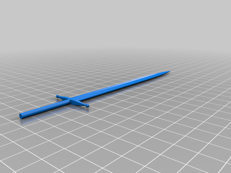 Free STL file Two Handed Sword 🗡️・3D printable model to download・Cults