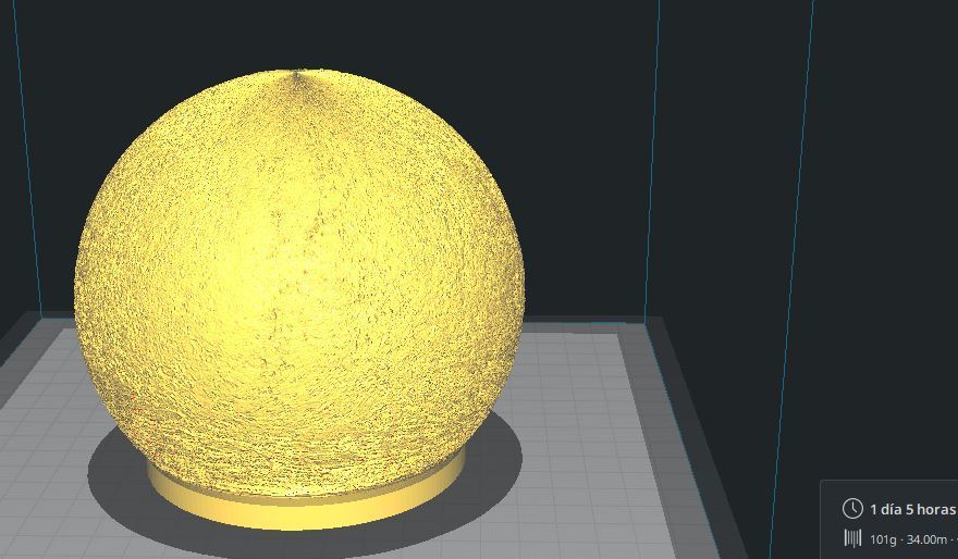 STL file Moon Lamp 🌙 (GCODE)・Model to download and 3D print・Cults