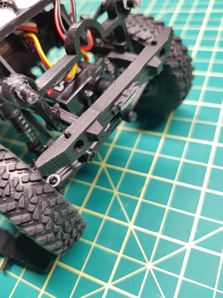 👽 Axial SCX24 Front Bumper (Slim Climber)・ STL File for ・Cults