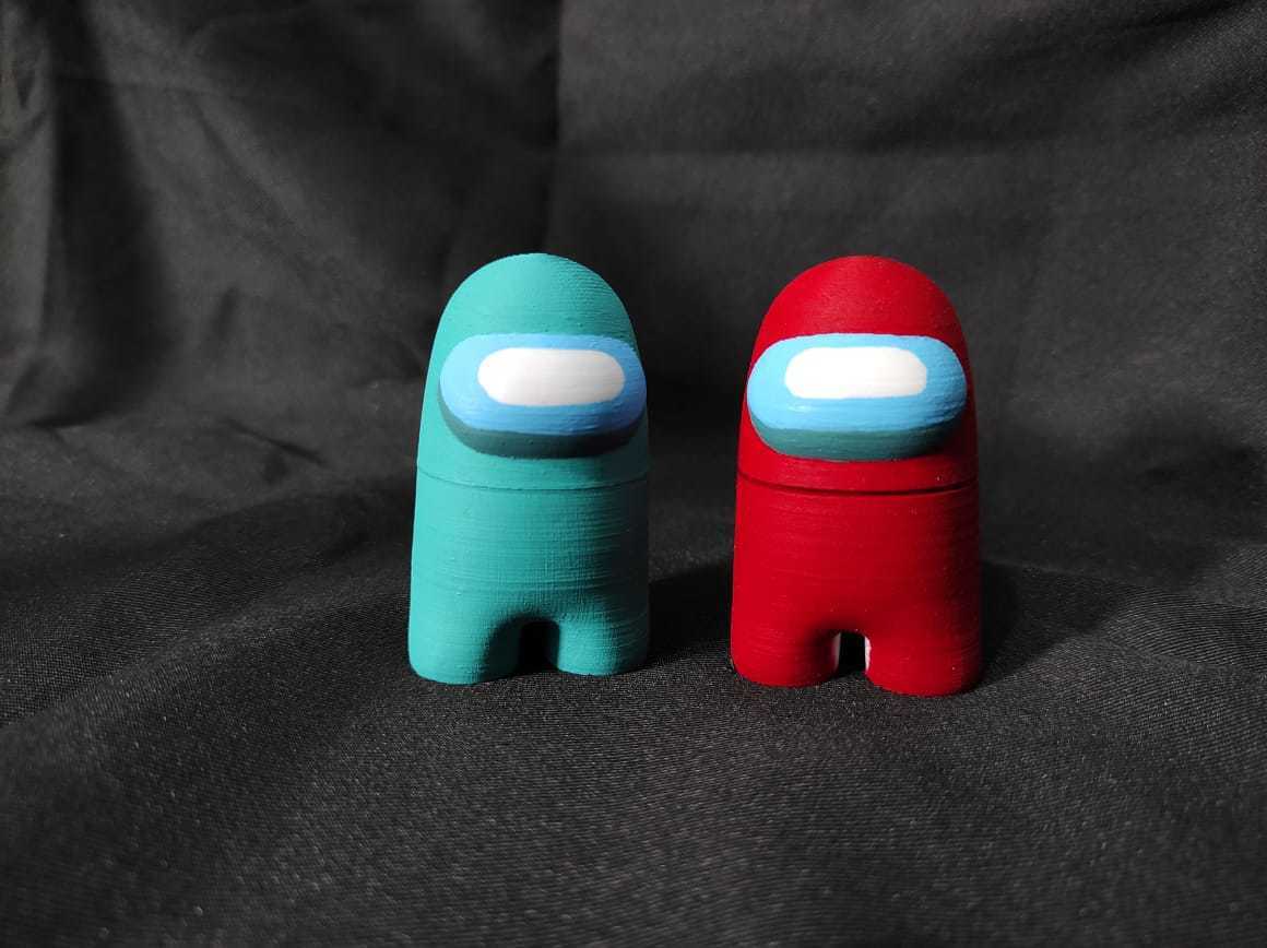 Free STL file among us dead body 😵 ・Template to download and 3D print・Cults