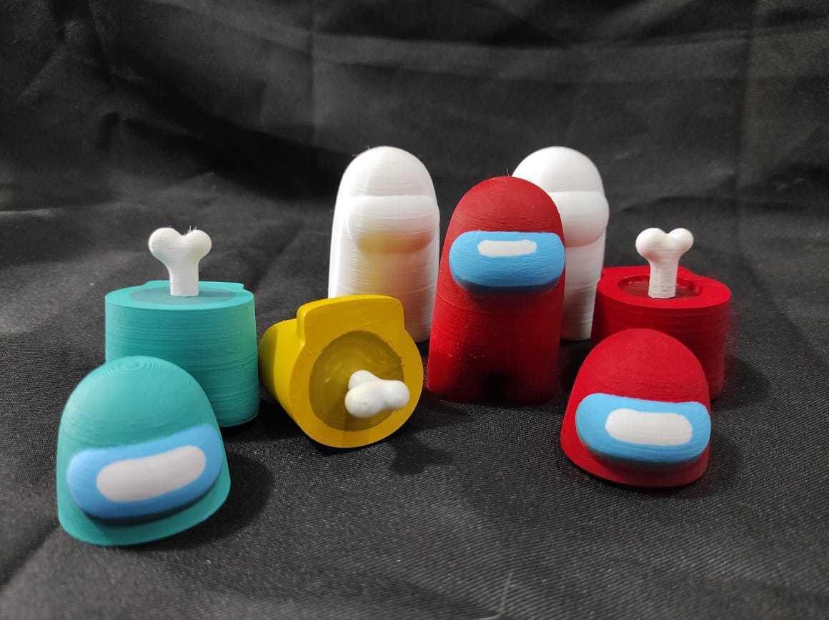 Free STL file among us dead body 😵 ・Template to download and 3D print・Cults