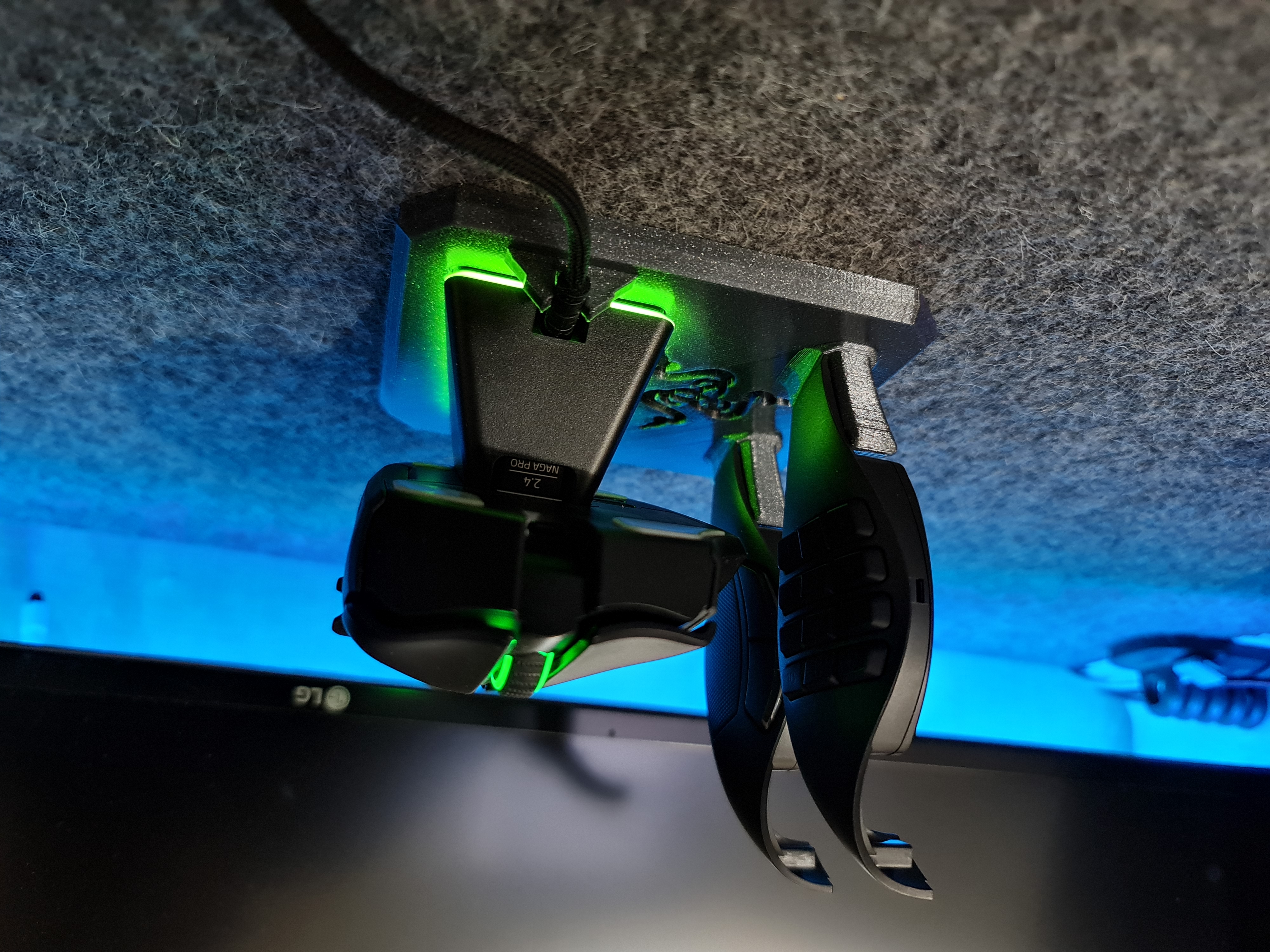🐁 Razer Naga Pro/Trinity Chroma Module Dock・ STL File for ・Cults