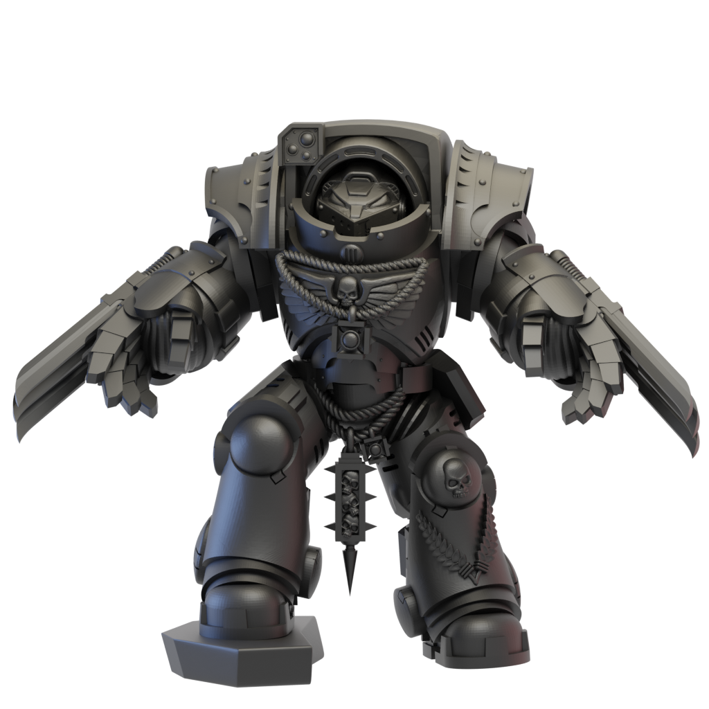 Free STL file Assault Deathwing Knights of the Crimson Order Claw ...