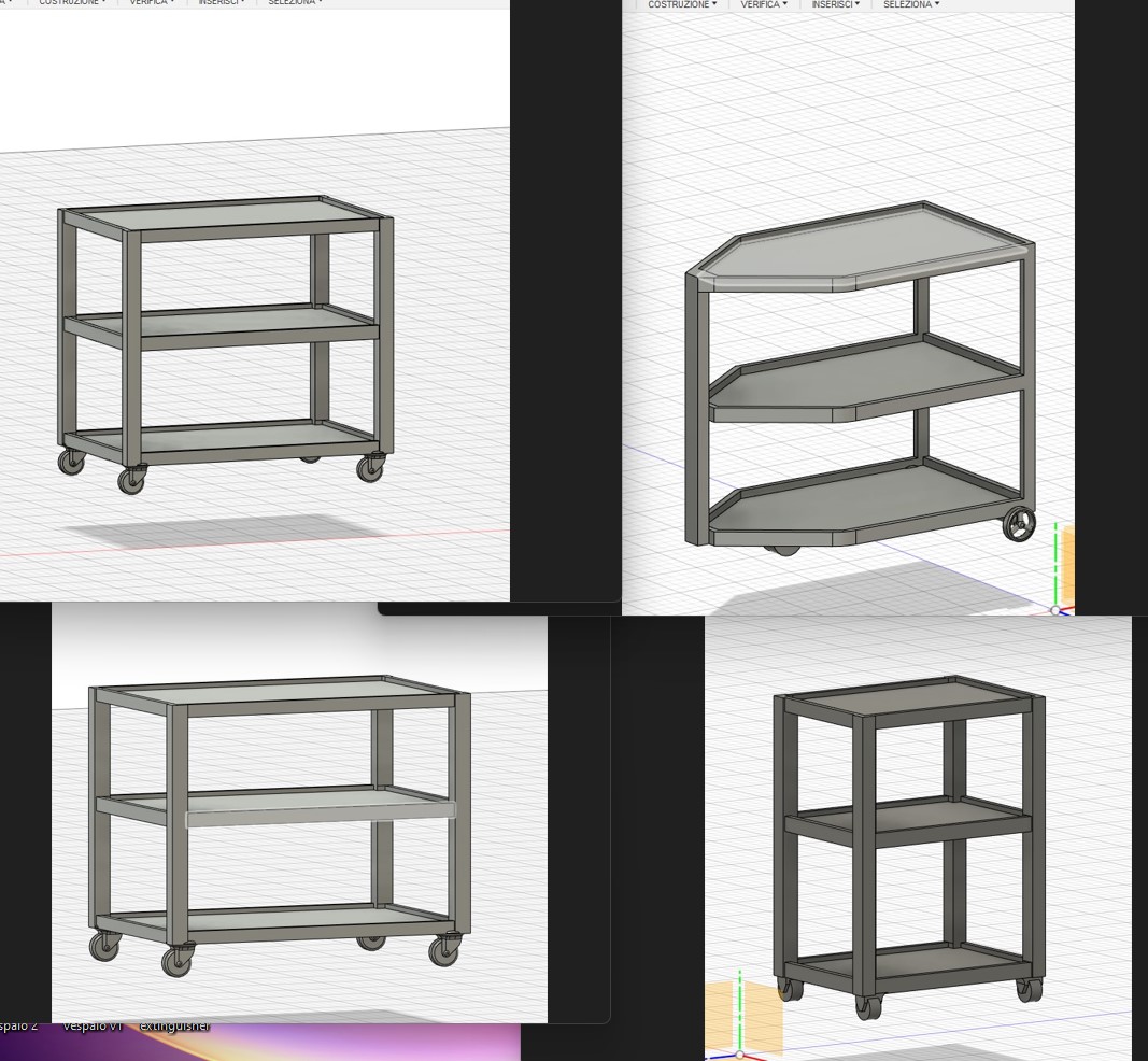 STL file 1/32 MECHANICAL TOOL CARTS FOR DIORAMA'S & DIECAST PACK X4 🌆 ...