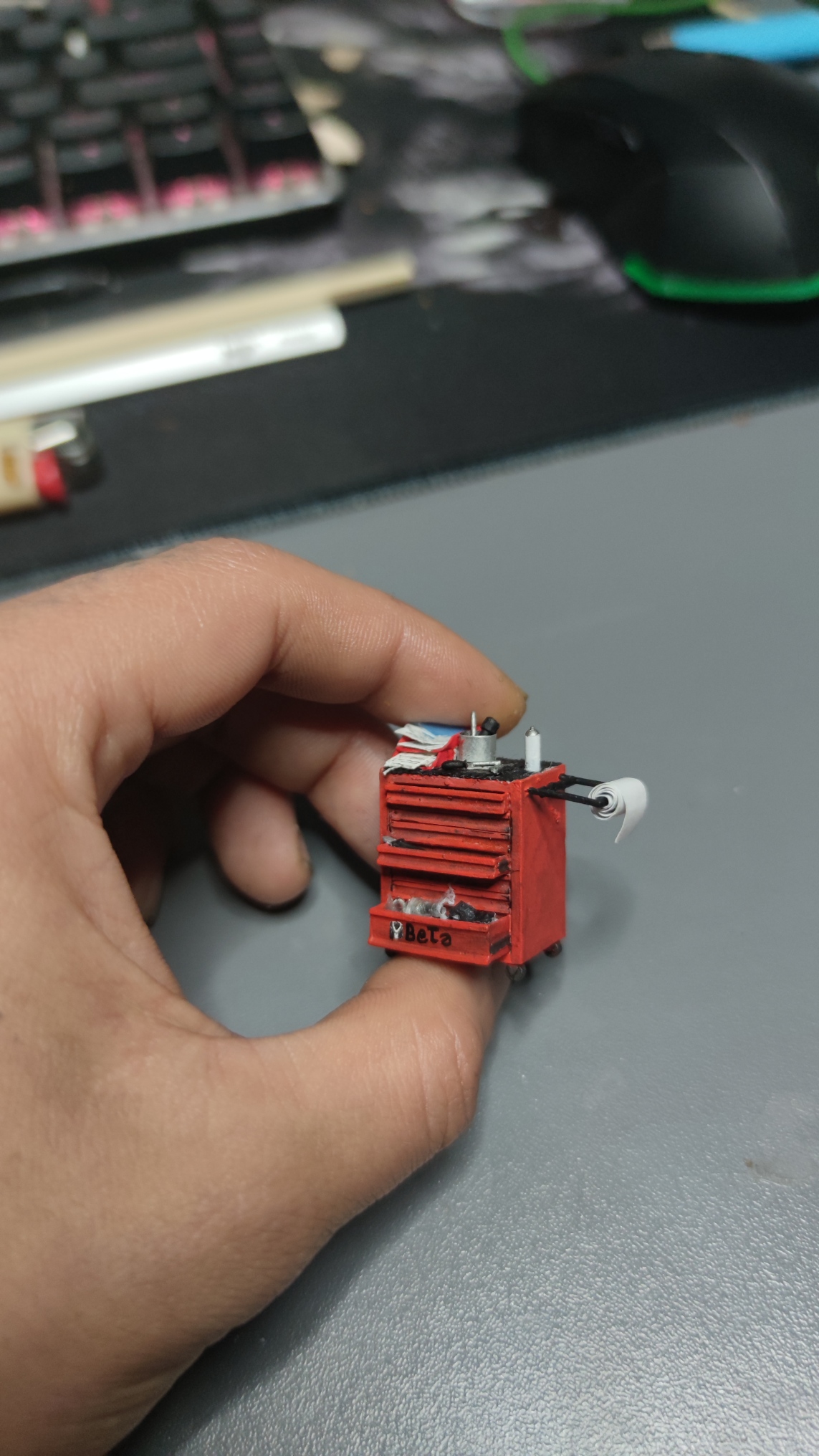 STL file 1/32 SCALE MECHANICAL WORKSHOP CABINET FOR DIORAMA'S & DIECAST ...