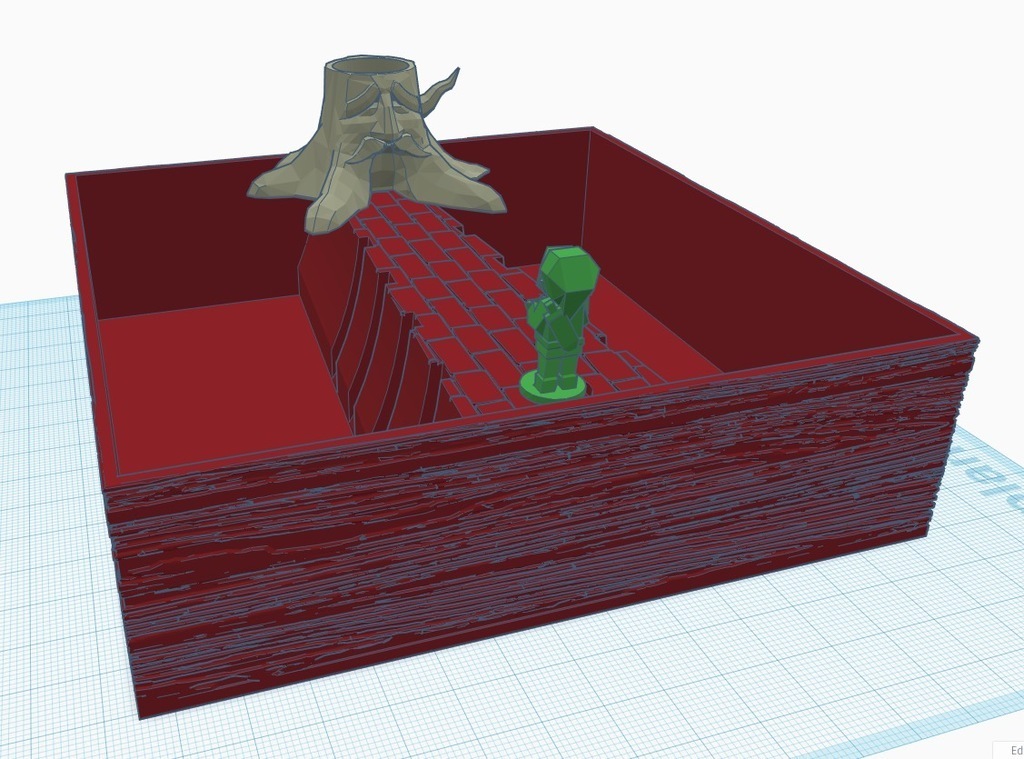 Free 3D file Legend of Zelda Deku Tree Desk Garden 🌳 ・3D printing idea ...