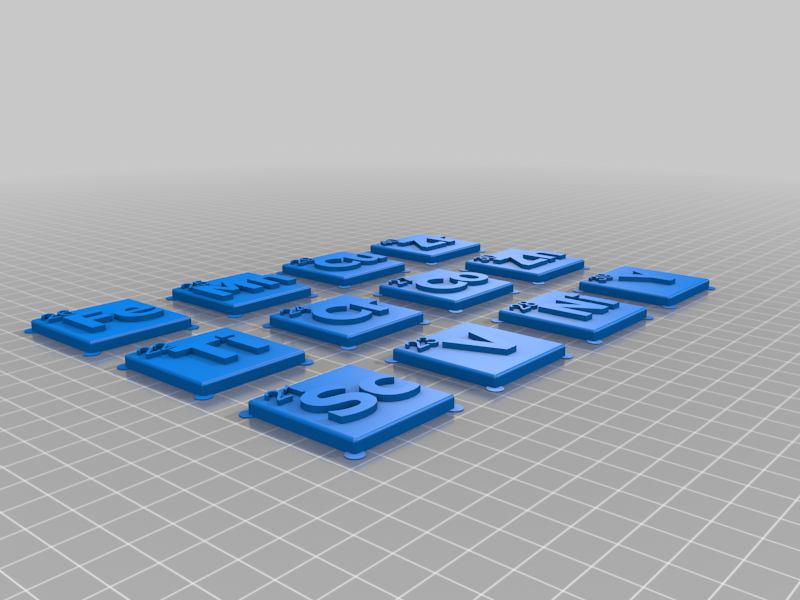 Free 3D file Periodic Table Tiles 🧪 ・3D print model to download・Cults