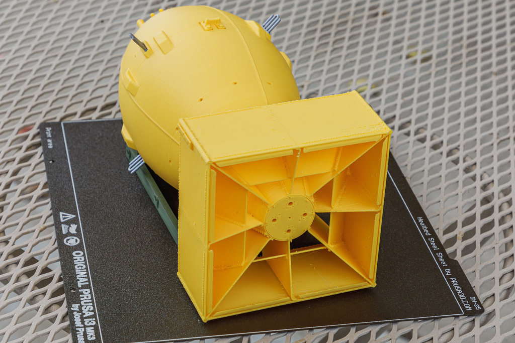 Archivo 3D gratis Bomba atómica Fat Man 👨 ・Plan de la impresora 3D para ...