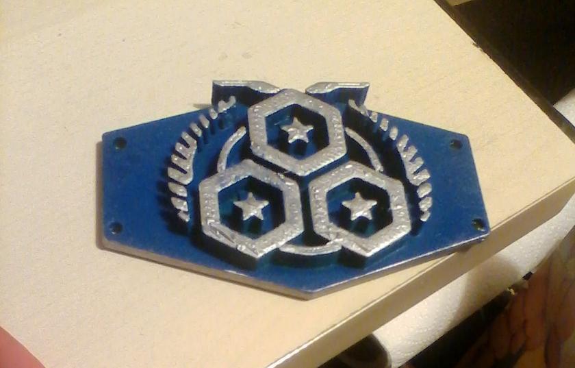 3D printed 405th Regiment Jacket Badge・Cults