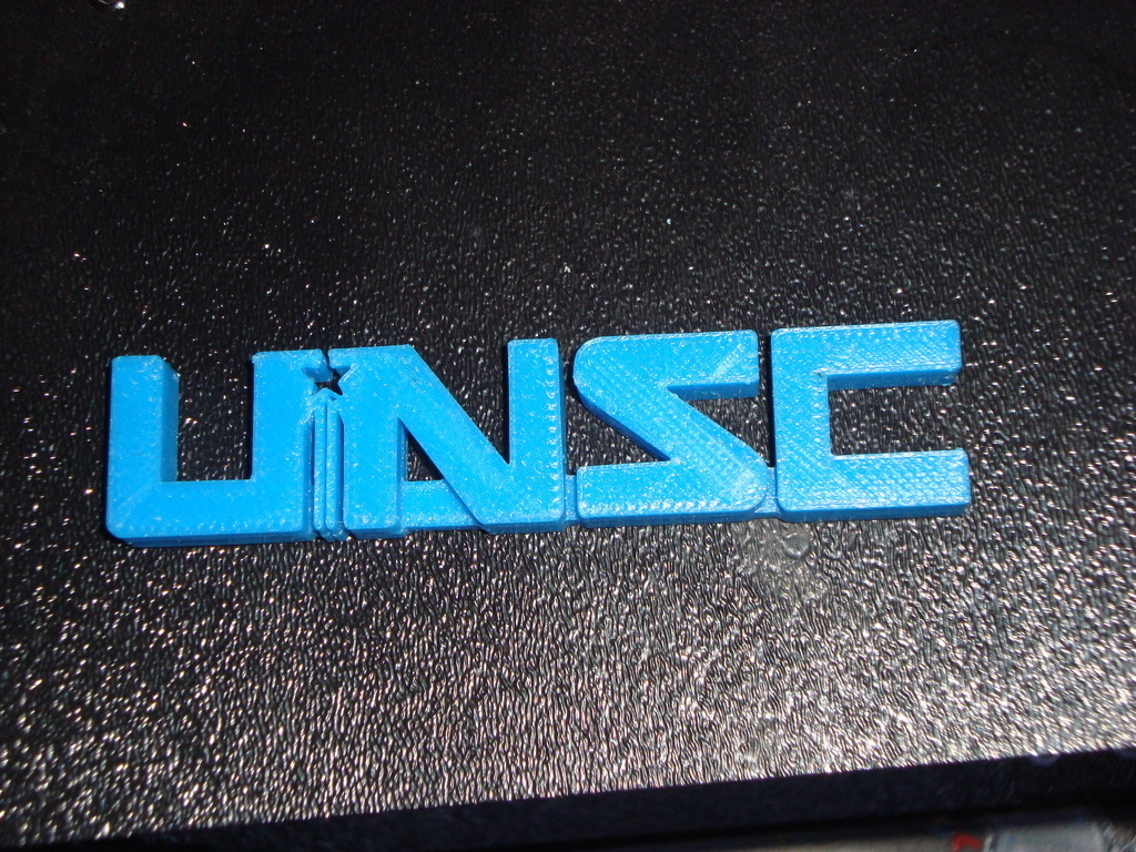 3D printed UNSC t-shirt logo・Cults