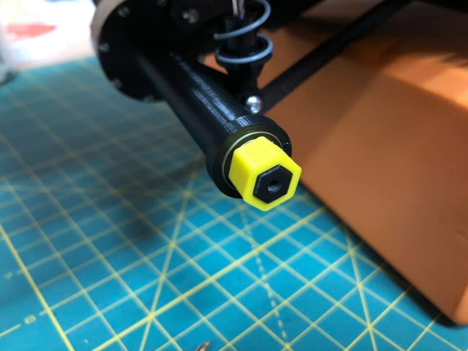 🚁 3D Sets Rancher - 12mm Hex Adapter・Free STL File for ・Cults