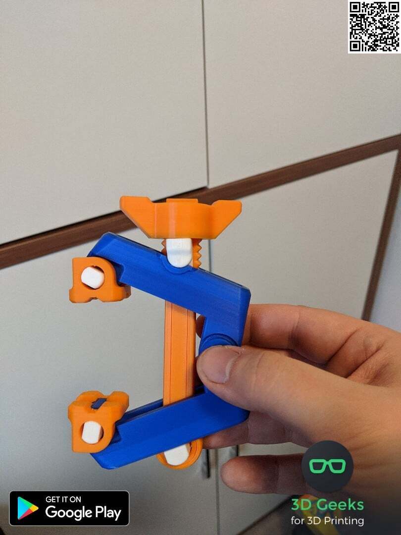 3D printed TwistLock Clamp・Cults