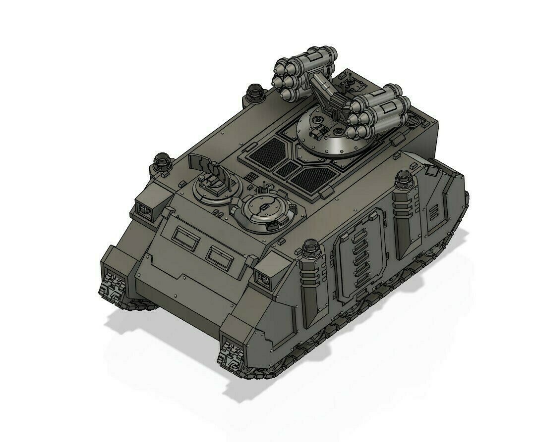 Fichier STL Lance-missiles Whirlwind Mk1 🦏 ・Objet imprimable en 3D à ...