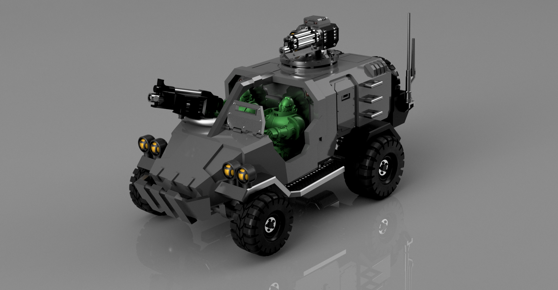 🏎️ Land Buggy・ STL File for ・Cults