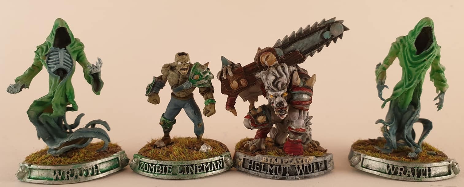 🎲 BLOODBOWL 2020 NAMEPLATES SHAMBLING UNDEADS (includes starplayers ...