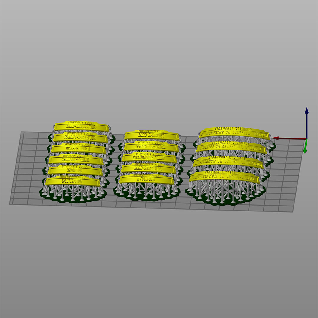 Файл STL WARCRY Warband Nameplates ORDER STORMCAST ETERNALS SACROSANCT ...