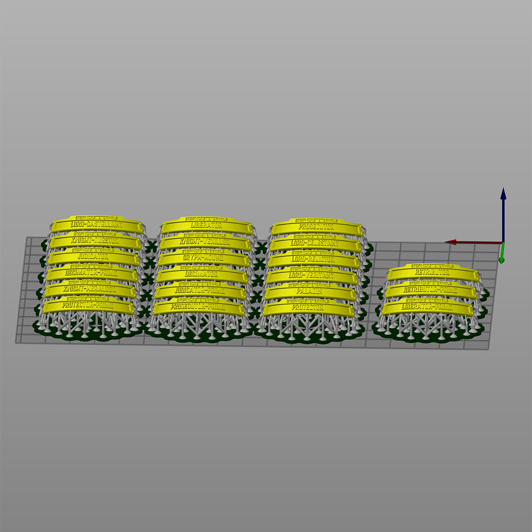 🎲 WARCRY Warband Nameplates ORDER STORMCAST ETERNALS WARRIOR CHAMBER ...