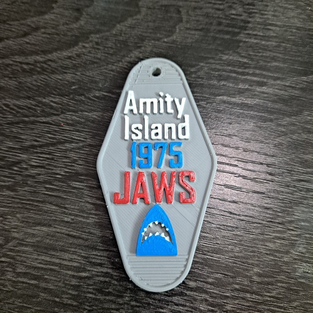 🎬 Jaws keychains・Free 3D File for ・Cults