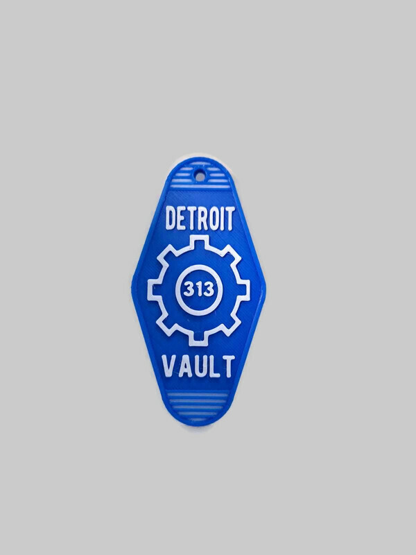 Free 3D file key fob Detroit vault fallout 🔑 ・3D printable model to ...