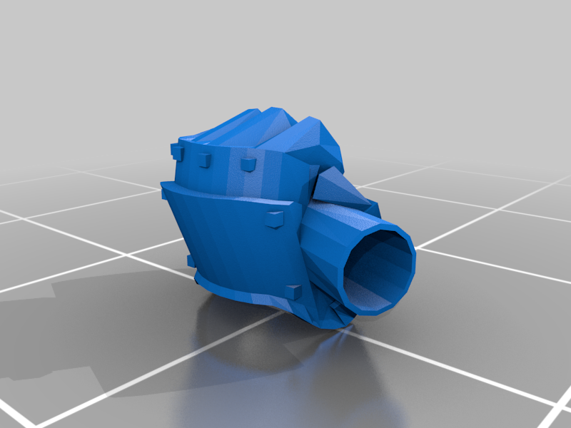 Armoured orc hand 1・Free STL File for ・Cults