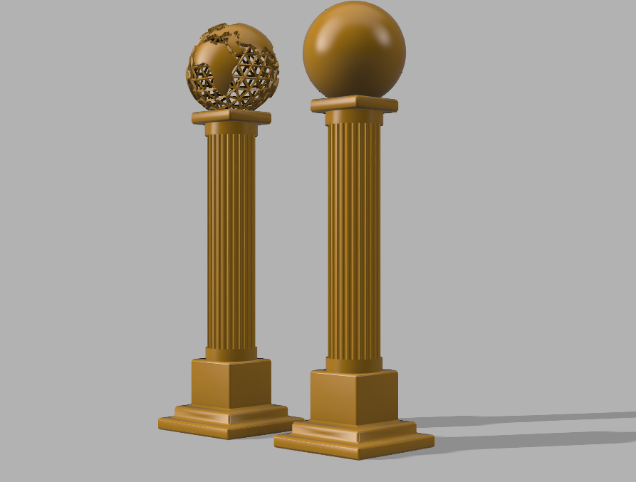 🕍 Masonic column・ STL File for ・Cults