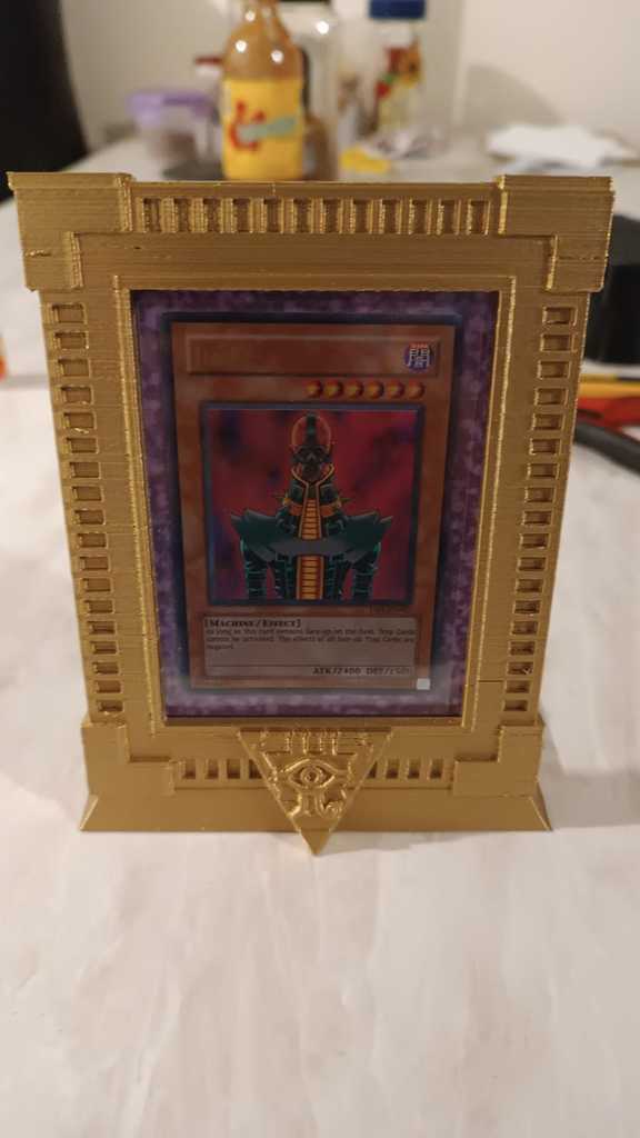 🔝 Yu-Gi-Oh Top Loader Card Frame・Free 3D File for ・Cults