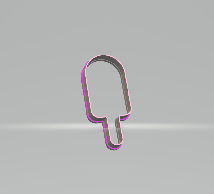 STL file popsicle-cookie-cutter ice-cream cookie cutter 🍨 ・3D printing ...