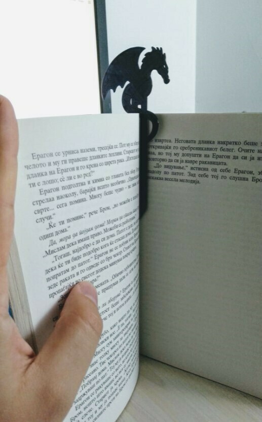 📚 Book Page Marker-Fantasy Dragon・Free 3D File for ・Cults