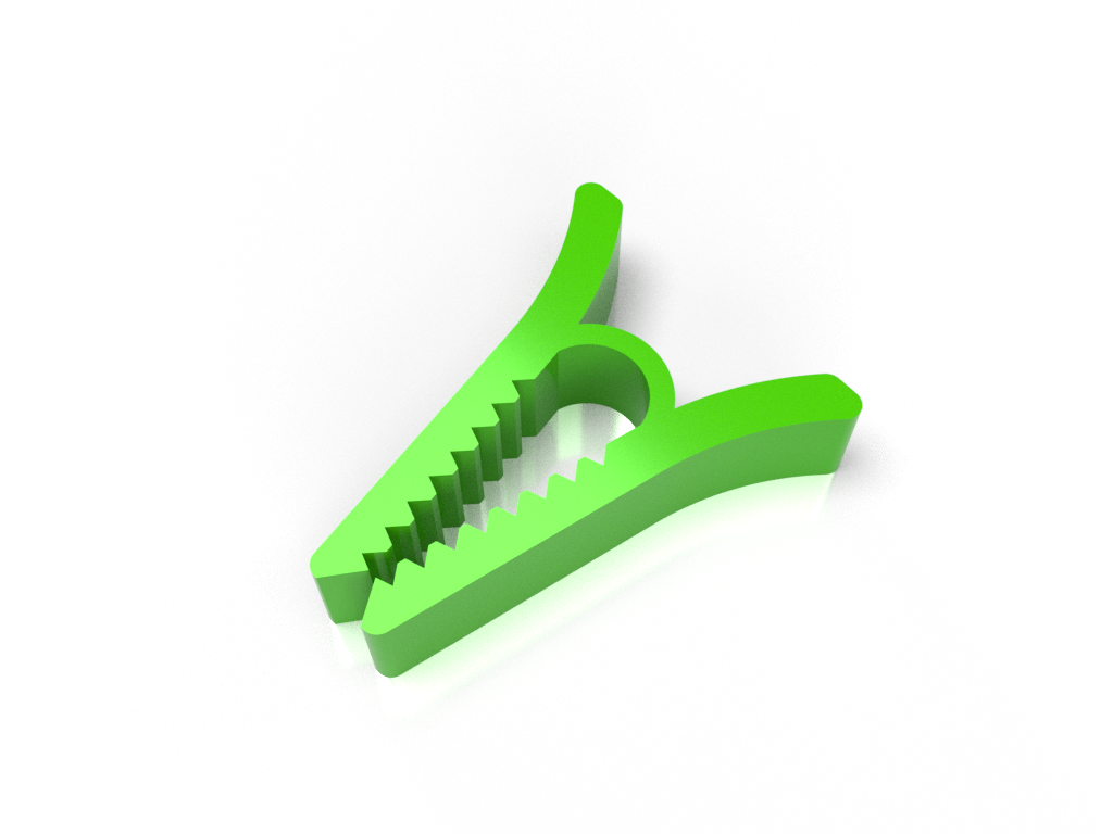 Archivo STL Broche - Clip (Multiusos) x3 🏠 ・Objeto para impresora 3D ...