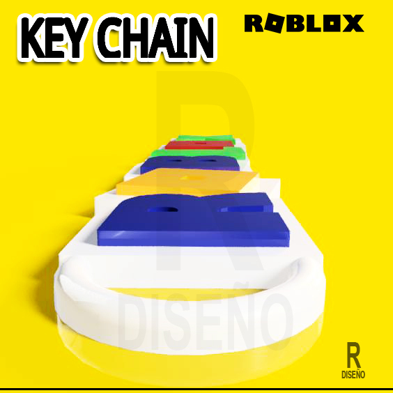 STL file Roblox keychain 🗝️ ・Template to download and 3D print・Cults
