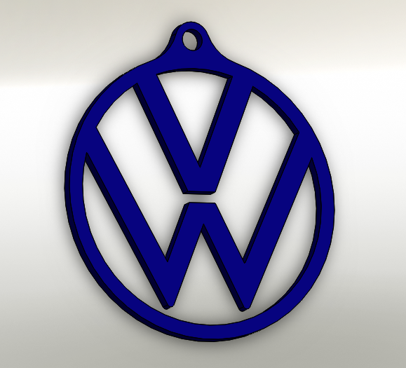 🔑 key fob NEW VW ID LOGO VOLKSWAGEN 2020・Free STL File for 3D printing ...