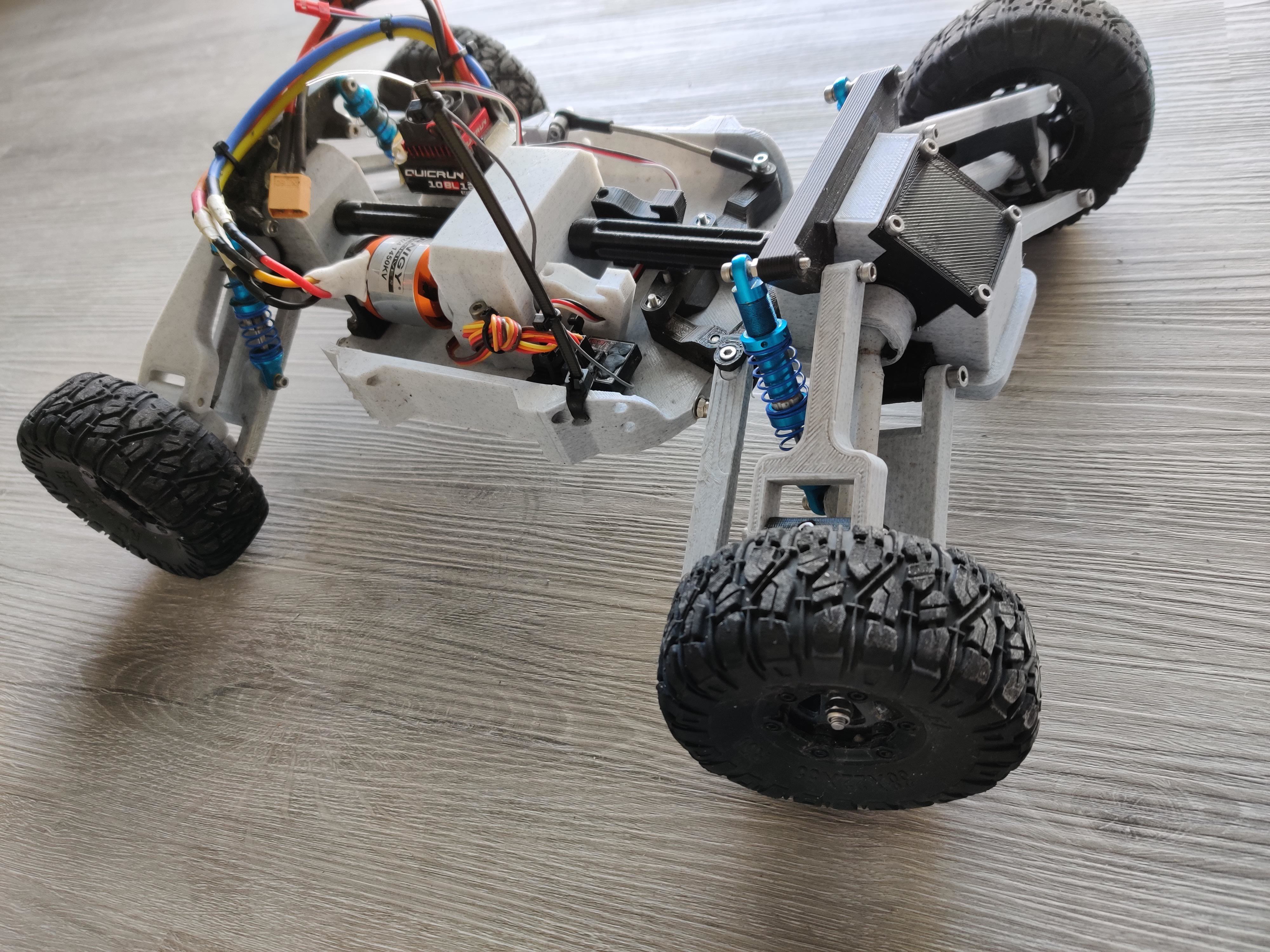 🚗 3D Printed RC Car V4 -- Tarmo4 (All files)・Free STL File for ・Cults
