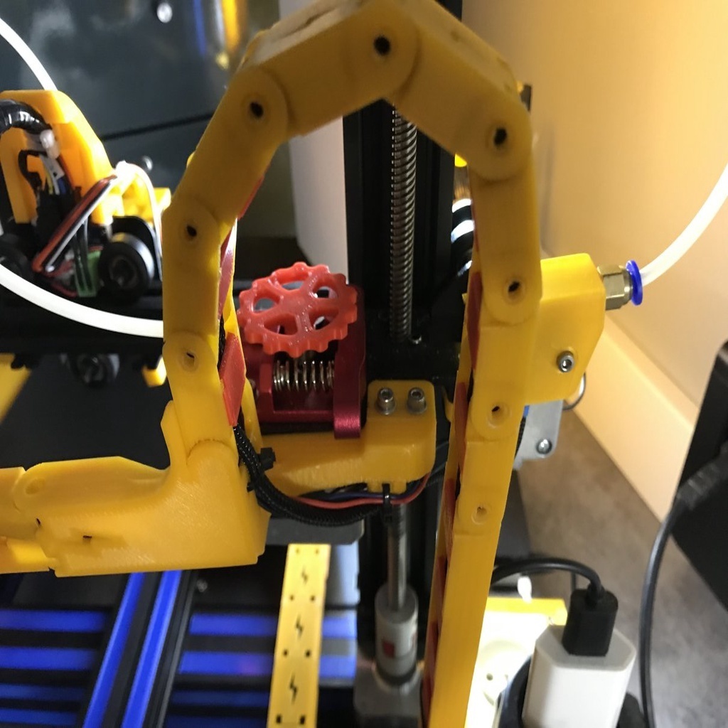 🔌 Vertical Cable Chain for Geeetech A10・Free 3D File for ・Cults