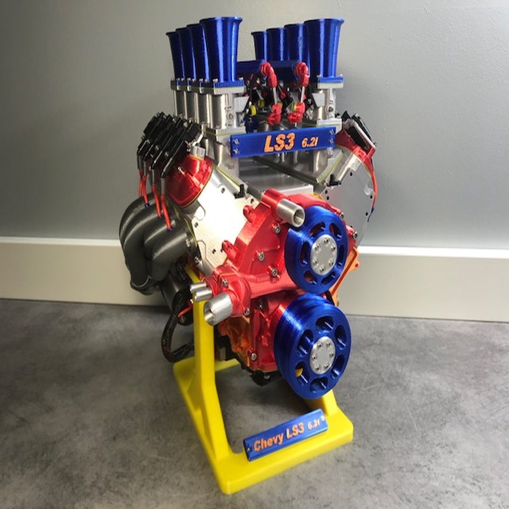 🎠 Chevy LS3 (11/16) / Main Pulley add-on・Free STL File for ・Cults