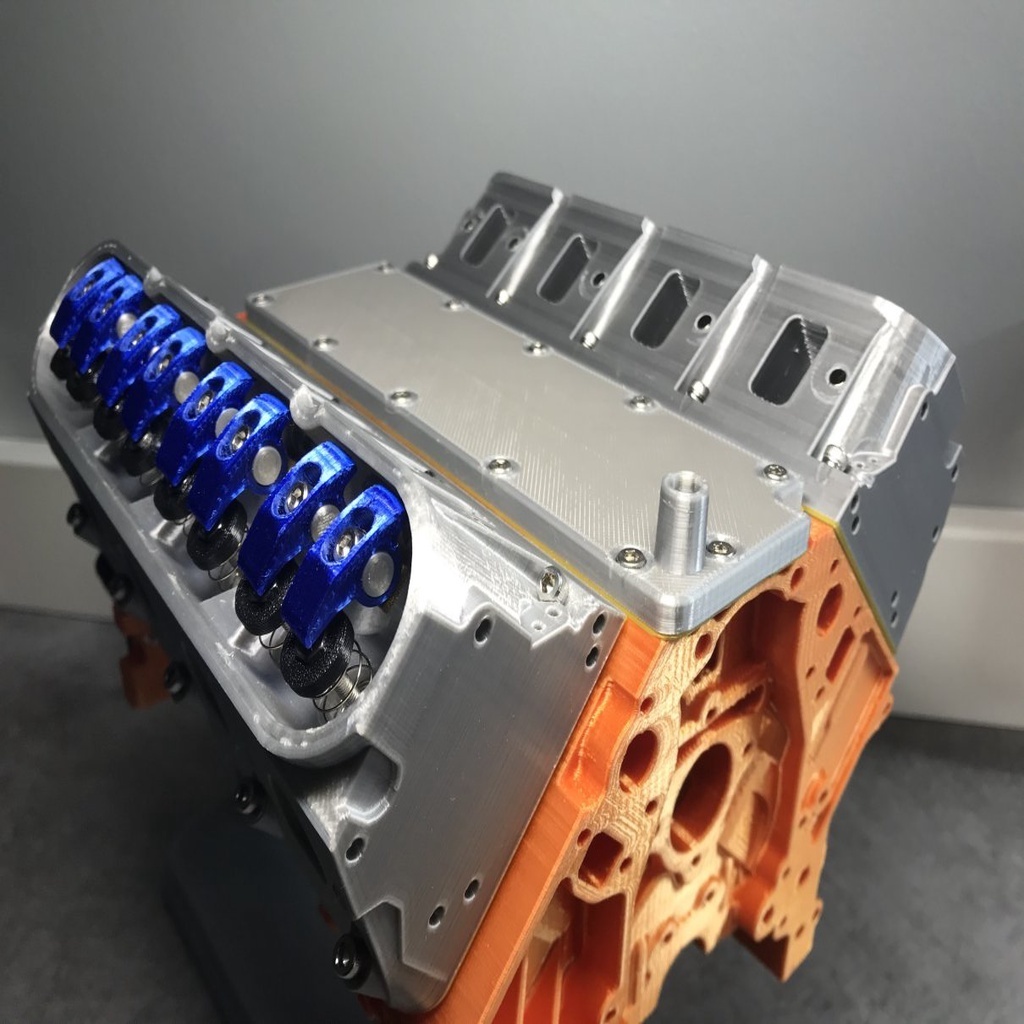 Arquivo grátis STL Chevy LS3 (3/16) / Valley Plate remix 🎠 ・modelo para ...