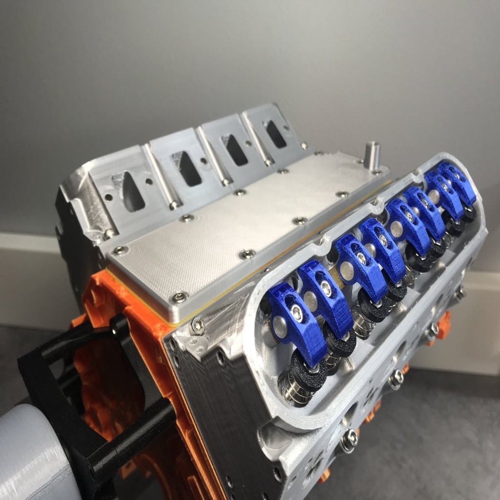 Arquivo grátis STL Chevy LS3 (3/16) / Valley Plate remix 🎠 ・modelo para ...