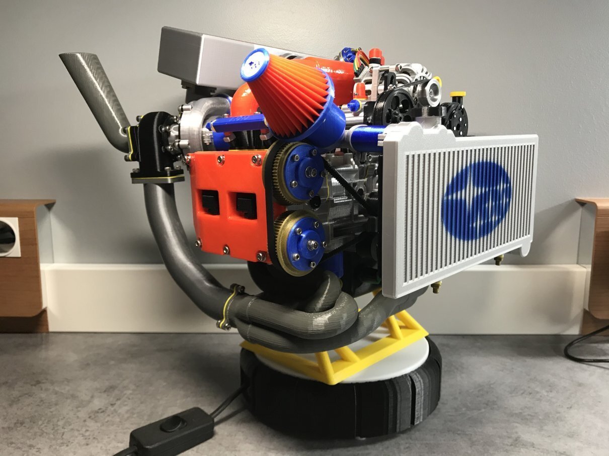 3D printing Plateau tournant moteurisé / Motorized turntable・Cults